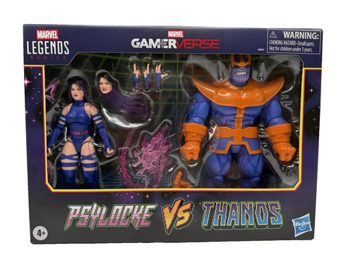 Marvel Legends GAMERVERSE PSYLOCKE VS THANOS 6" Figure X-Men Capcom NEW ...