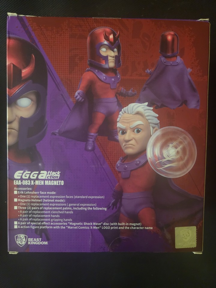 Beast Kingdom Egg Attack Series EAA-083 Marvel X-Men 6" Magneto Action ...