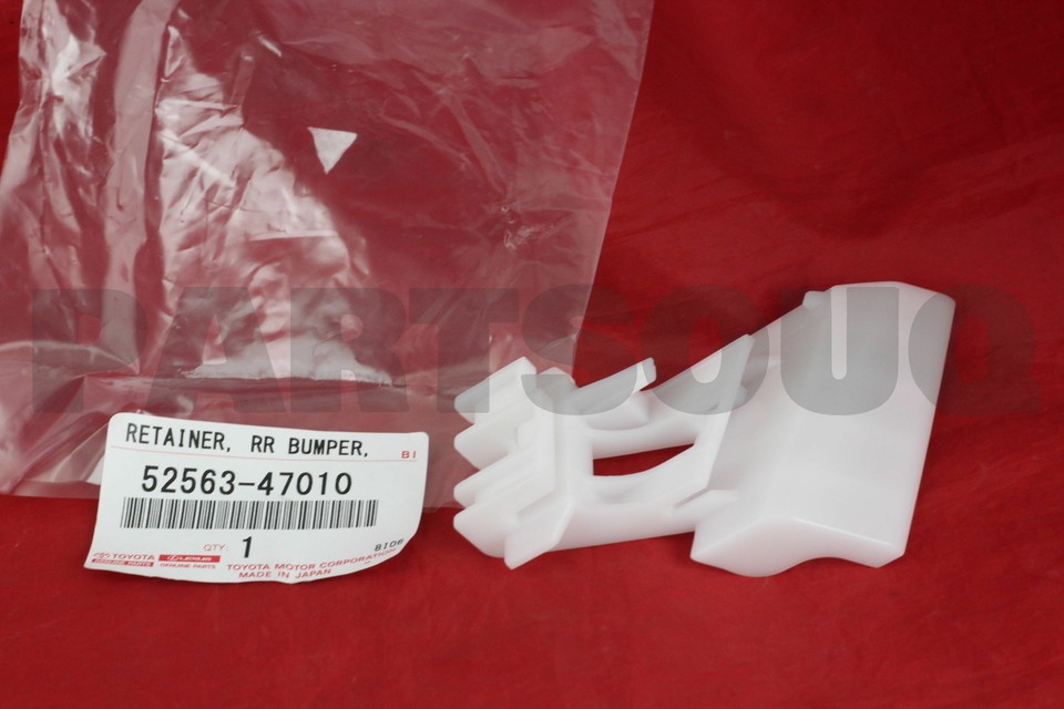 5256347010 Genuine Toyota RETAINER, REAR BUMPER, UPPER LH 52563-47010 ...