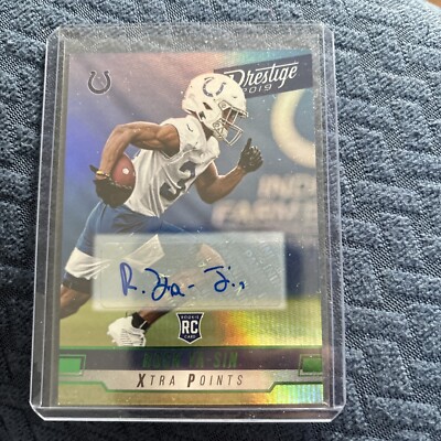 2019 Prestige Xtra Points Auto #250 Rock Ya-Sin Temple Indianapolis ...