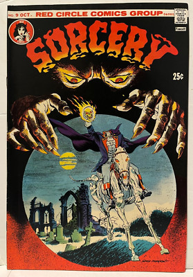 Sorcery #9 Comic 1974 - Red Circle Comics - Fantasy Mystery Thriller ...