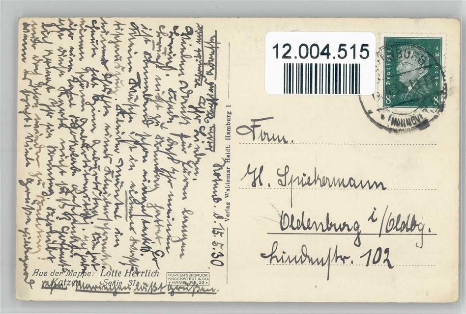 12004515 - Lotte Herrlich Serie 31 - 1931 AK Herrlich, Lotte | eBay