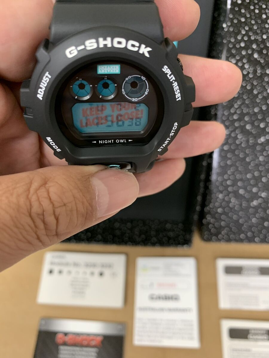 CASIO G-SHOCK SNEAKER FREAKER NIGHTOWL 6900SF-1D EXCLUSIVE CASIO G-SHOCK SNEAKER FREAKER NIGHTOWL 6900SF-1D EXCLUSIVE