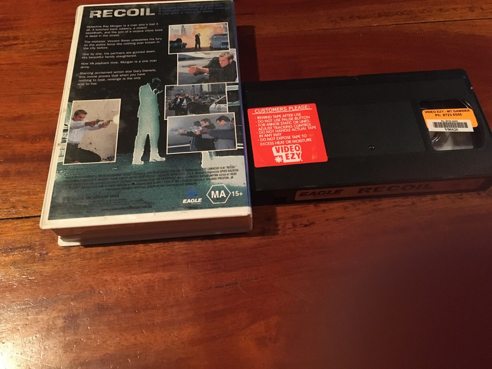 RECOIL - GARY DANIELS - RARE VIDEO VHS | eBay