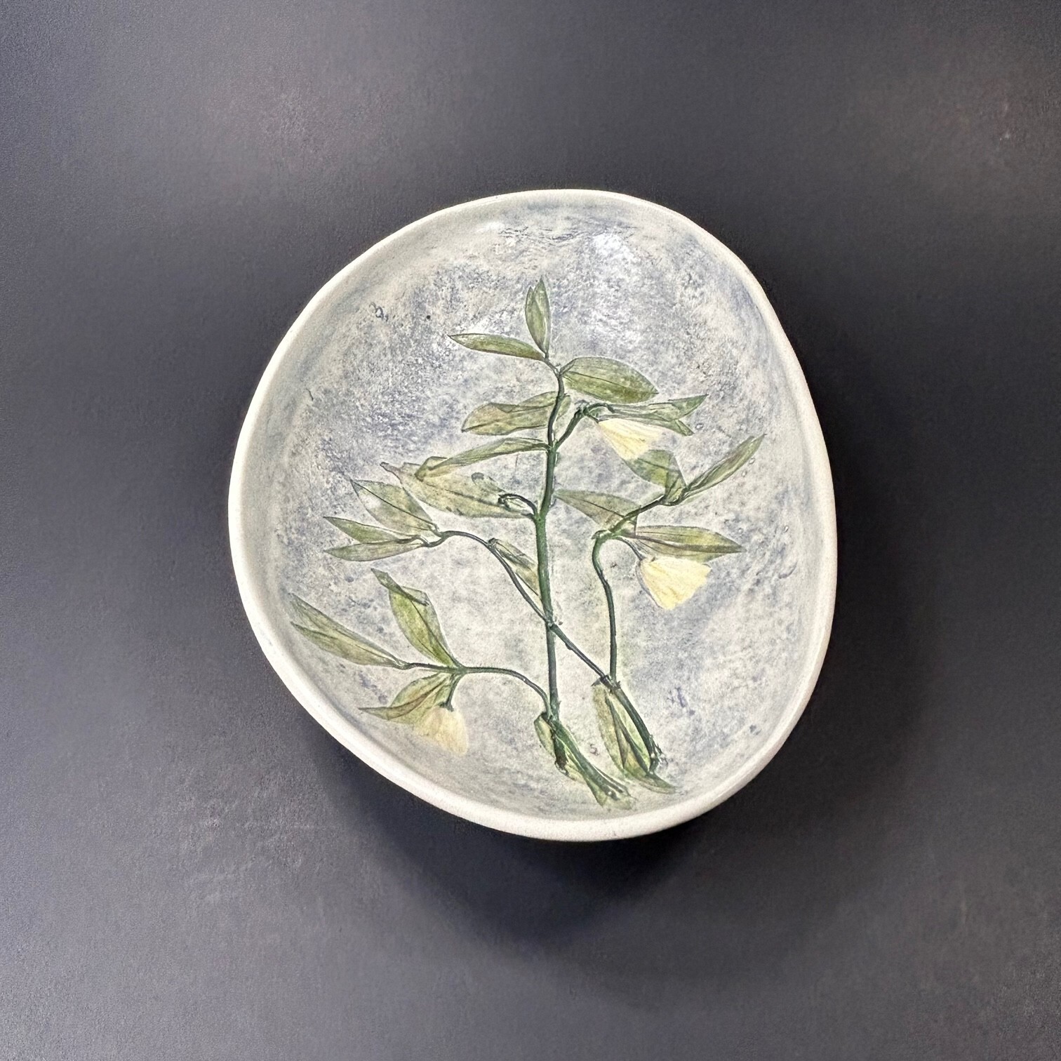 Salt Marsh Pottery Wild Oats Decorative Hanging Bowl Signed MSM 85 | eBay