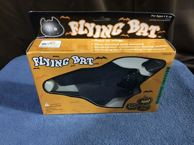 Vintage Flying Bat Battery Operated Halloween Scary Flying Flapping ...