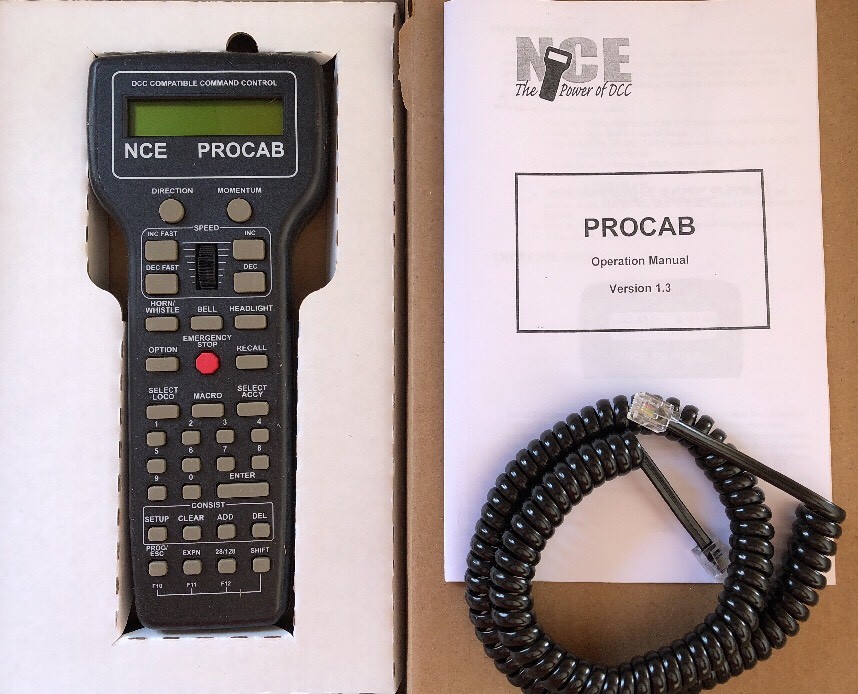NCE 10 Deluxe ProCab Throttle backlit LCD Screen PRO CAB 524-10 | $5 ...