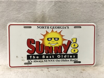 Sunny 100 The Best Oldies Booster License Plate | eBay
