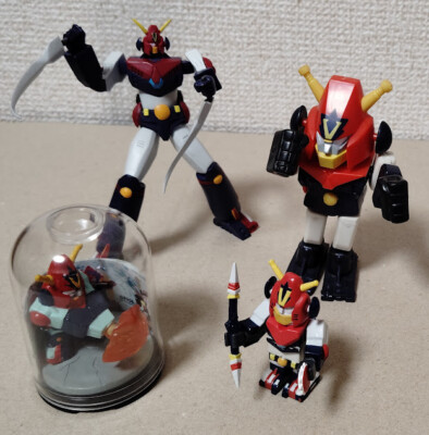 Combattler V 6 figures set robots Garuda Gashapon best posing lot ...