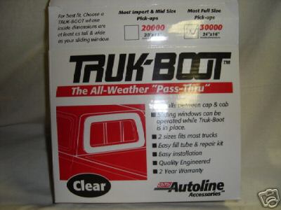 RV Truck Boot window PASS-THROUGH Camper Shell NEW lg | eBay