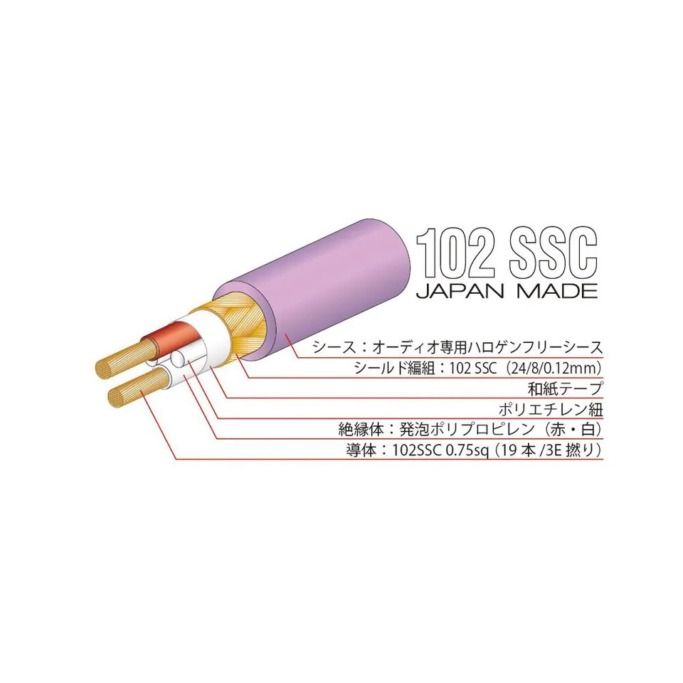 OYAIDE PA-02TR V2 Interconnect Cable RCA Connector Choose your length ...