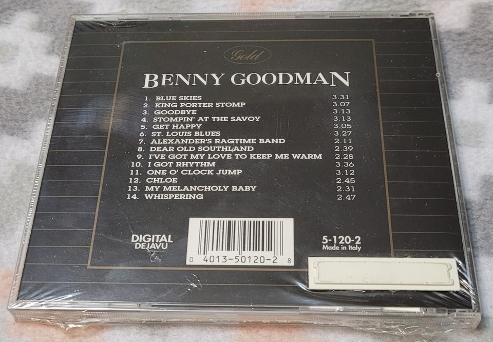 The Benny Goodman Gold Collection CD 1992 Big Bands Easy Listening ...