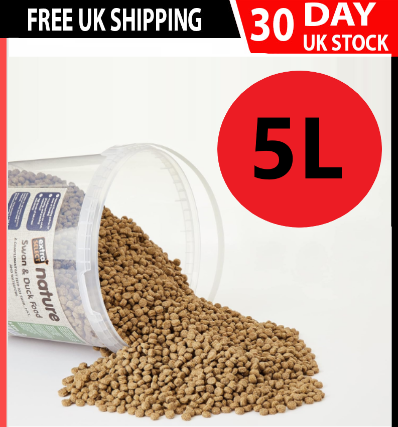 Swan and Duck Food Premium Natural Floating Pellets Feed Extra Select ...