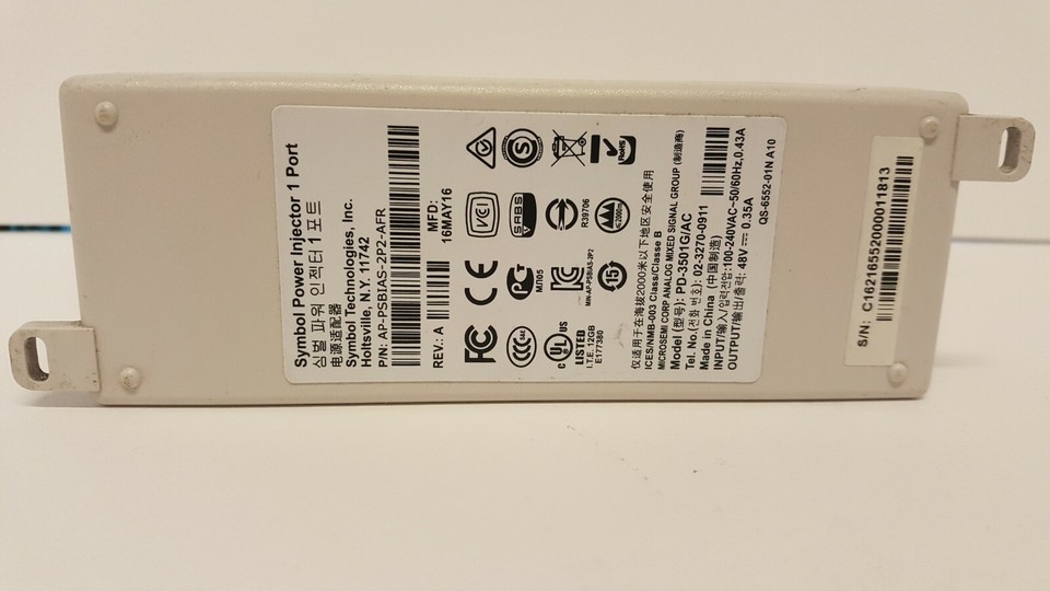 Symbol / Extreme Power Injector Port AP-PSBIAS-2P2-AFR / 1PAP-PSBIAS ...