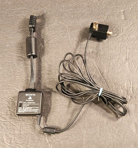 OFFICIAL SONY PLAYSTATION PS1 PS2 RF ADAPTOR SCPH-1121 TV RFU SWITCH ...