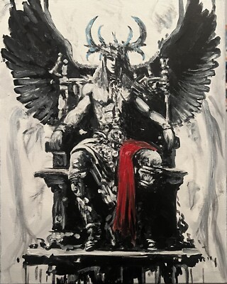 “Reign”, Art Original Painting Stretched Canvas #michaelscottwoodcock ...