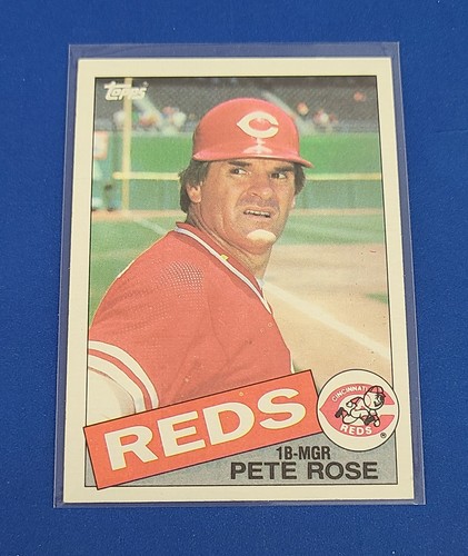 1985 Topps P/MGR #600 Pete Rose Cincinnati Reds Baseball Card F3 | eBay
