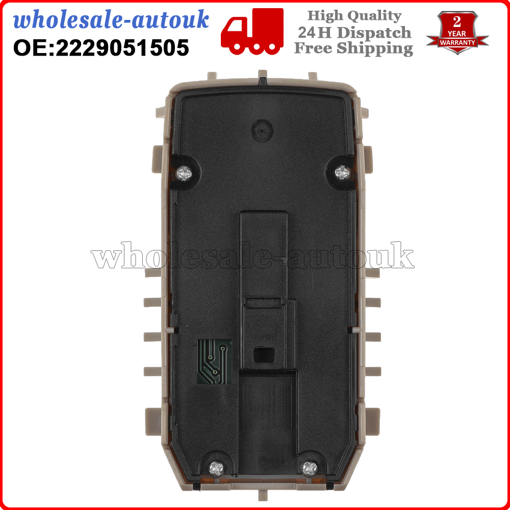 Rear Right Power Window Switch A2229051505 for Mercedes E200 E200d E250 ...