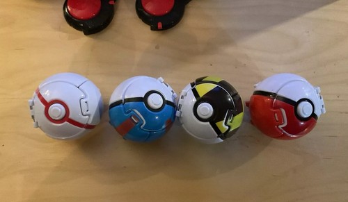 Lot Of Pokemon Poke Balls - Various Sizes and Types - SEE PICTURES ...