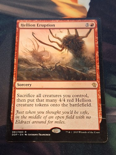 Hellion Eruption Duel Decks: Zendikar vs. Eldrazi Magic the Gathering MTG | eBay