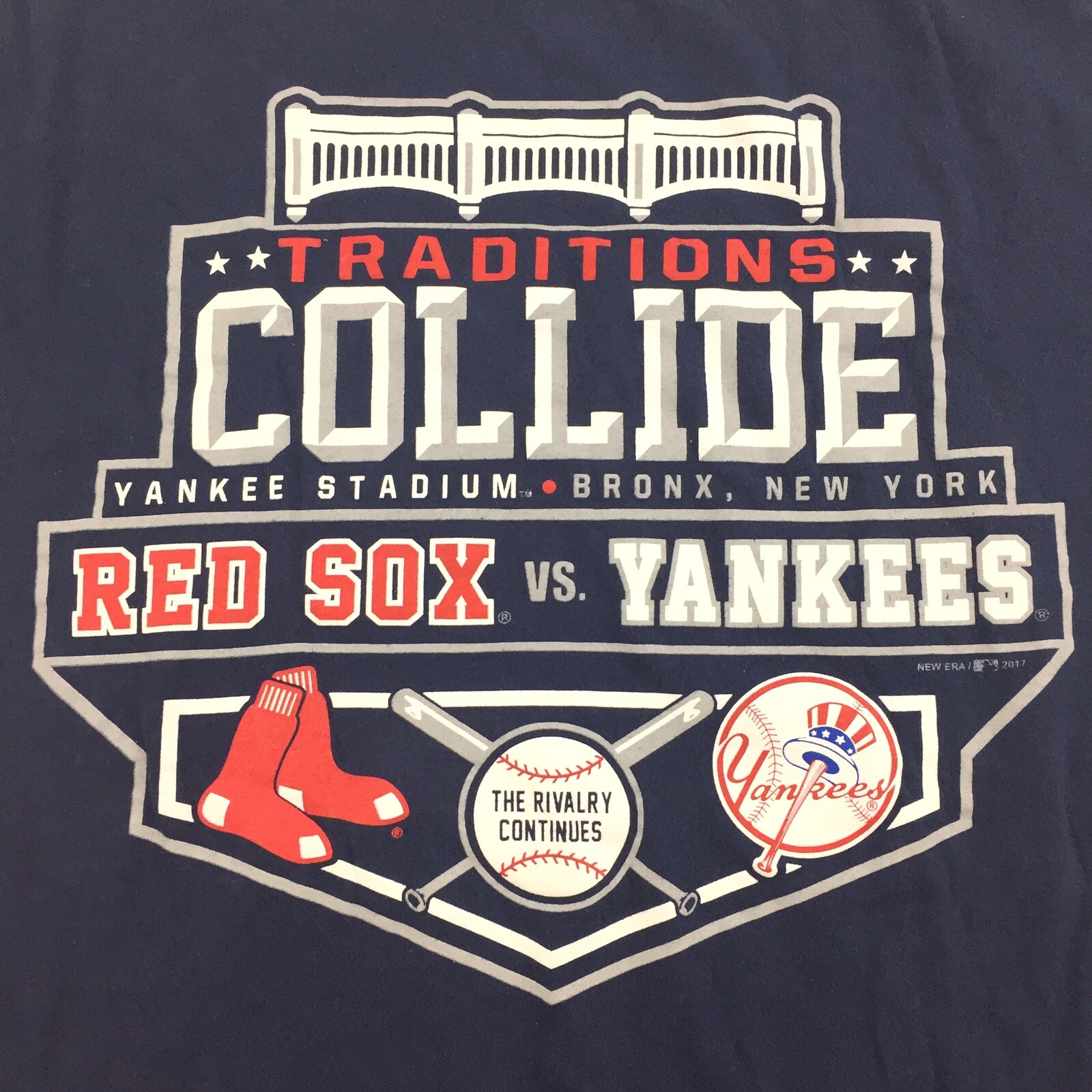 New Era 2017 Red Sox VS. Yankees Traditions Collide T-Shirt - Men’s ...