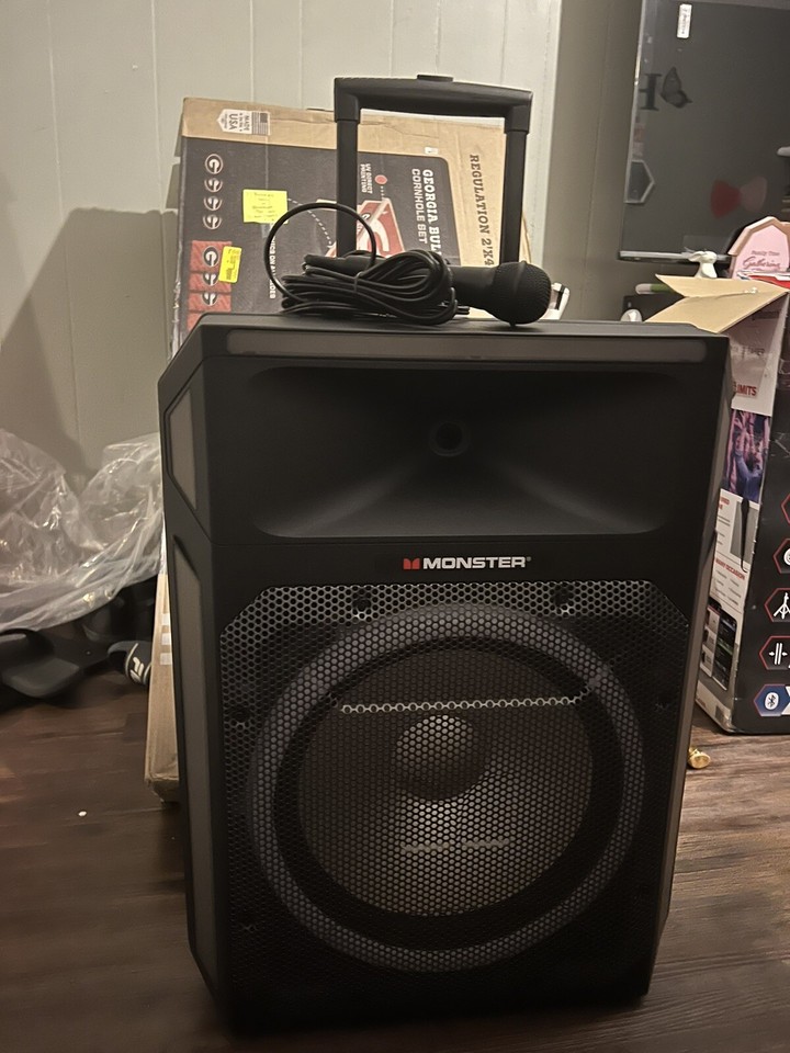 monster x6 all-in-one pa bluetooth speaker system | eBay