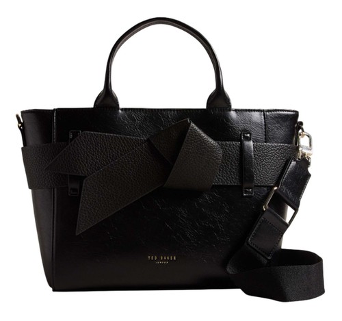 Ted Baker sac à main Jimsa Knot Bow Crossbody Bag Jet - Black | eBay