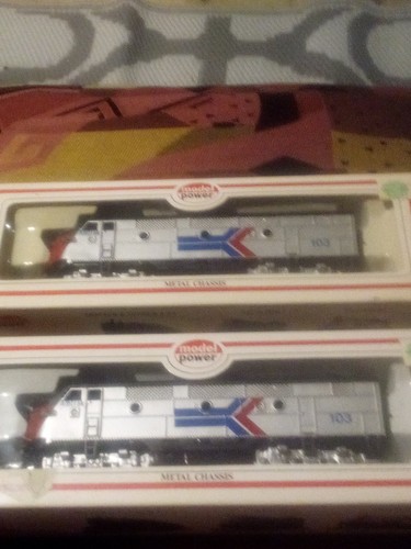 2-new old stock HO scale 6806 Amtrak F2 Locomotives Model Power | eBay