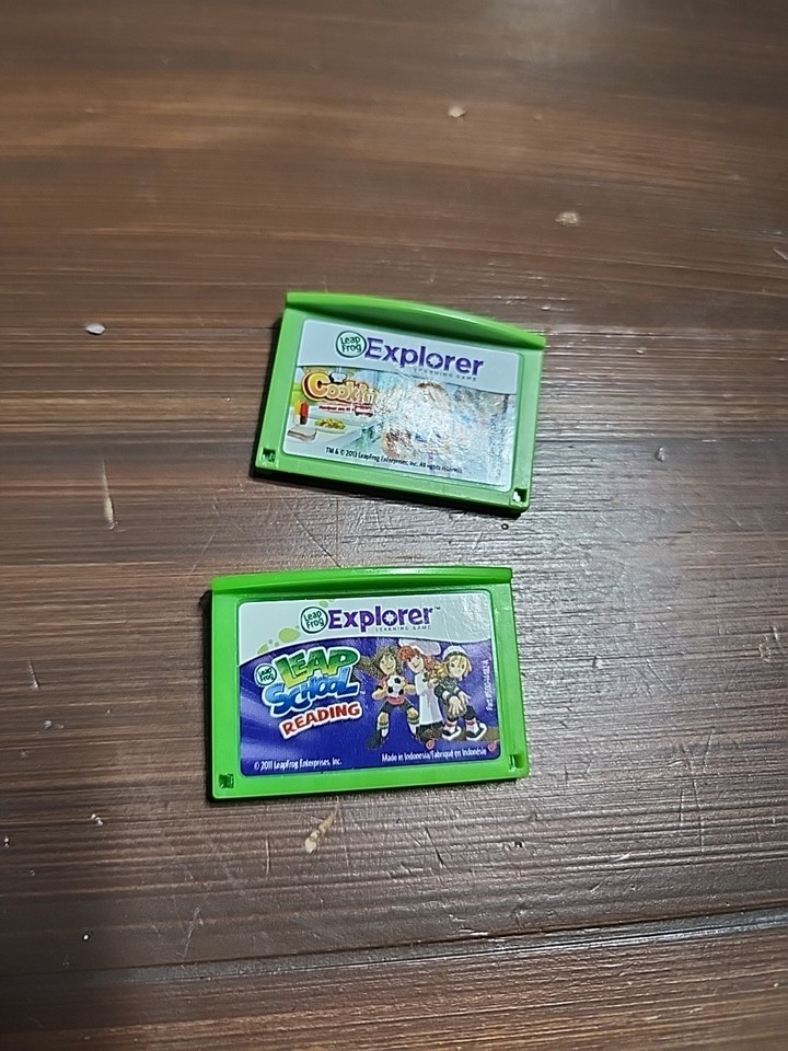 Leap Frog Leapster GS Explorer Handheld Gaming System 2 Games Cord ...