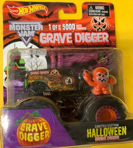 Hot Wheels Halloween Grave Digger Monster Jam Rare 2013 1/64th | eBay