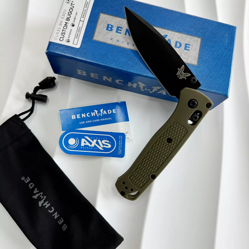 Benchmade 535 BUGOUT Mini Folding Knife S30V Blade with Green Handle | eBay