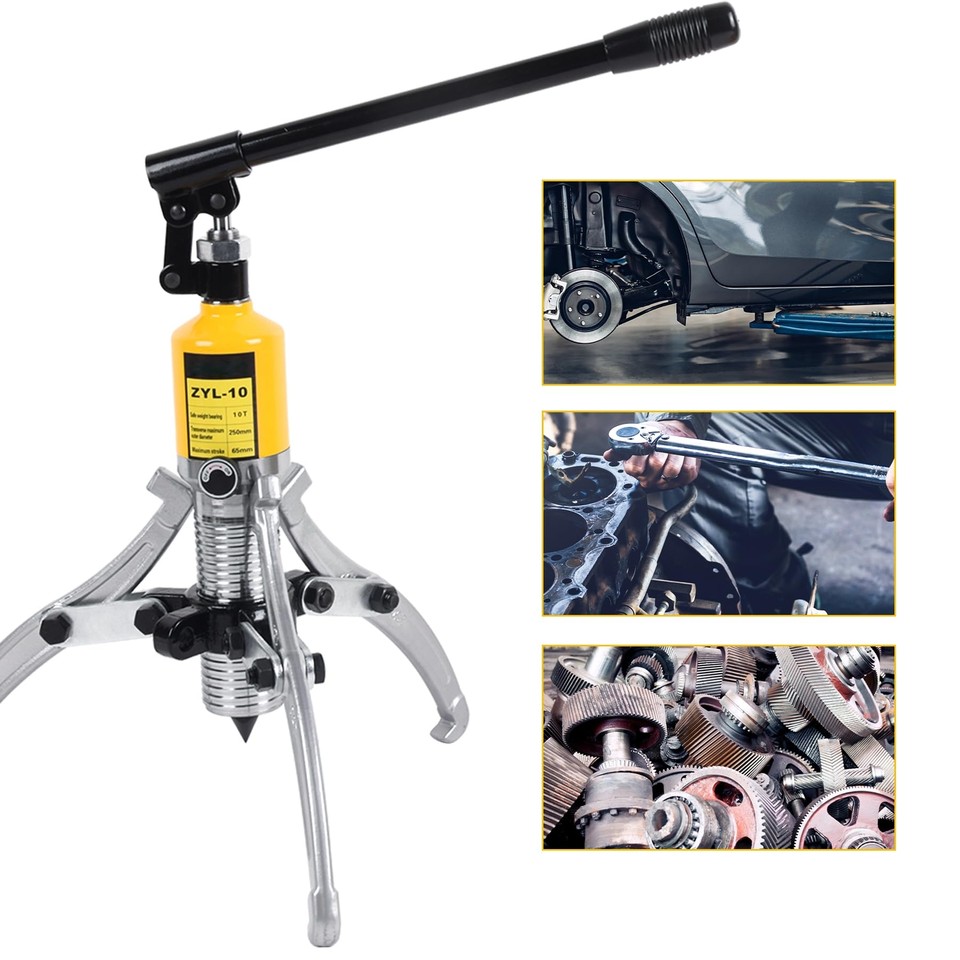 10 Ton Hydraulic Gear Puller 2 or 3 Jaws Bearing Hub Separator for ...