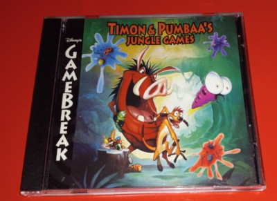 Disney’s Gamebreak Timon and Pumbaa's Jungle Games PC CD Rom Video Game ...