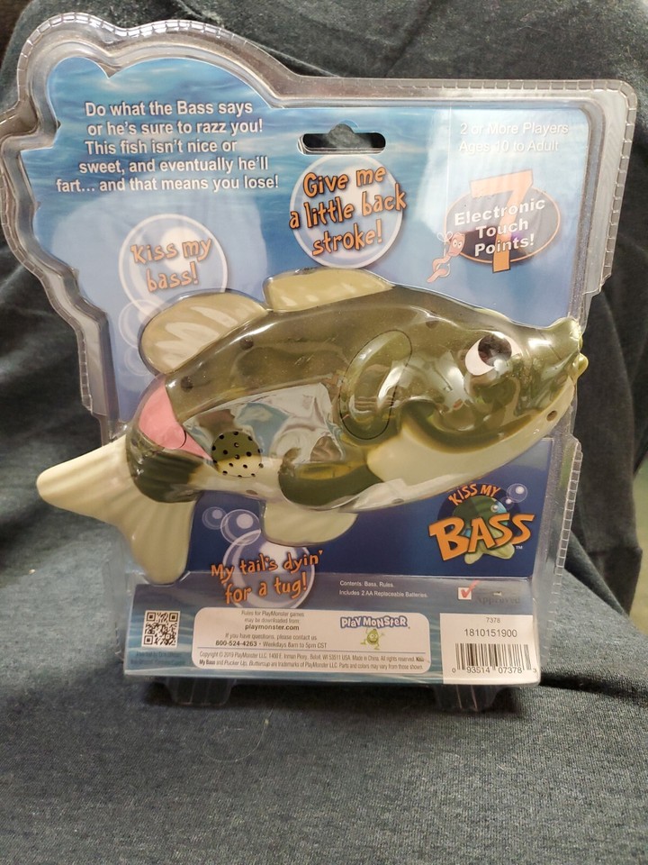 Kiss My Bass Handheld Fish Game 93514073783| eBay