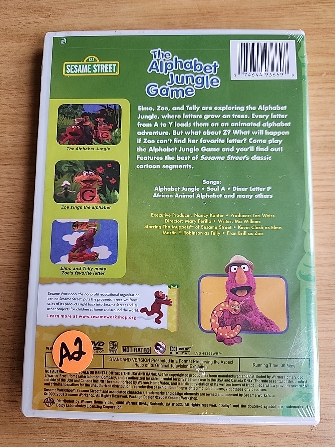 Sesame Street - The Alphabet Jungle Game (DVD, 2001) for sale online | eBay