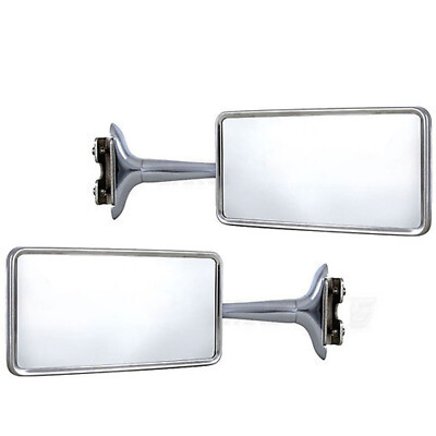 Rectangle Long Arm Peep Glass Mirror Outside Side Rear View Door Hot ...