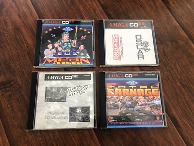 Commodore Amiga CD32 Games Bundle | Lot of 6 | Rare | Great Condition ...