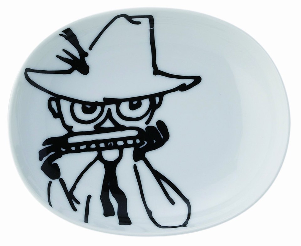 Moomin Bob Foundation 140mm Oval Dish Snufkin MM703-326 Yamaka from ...