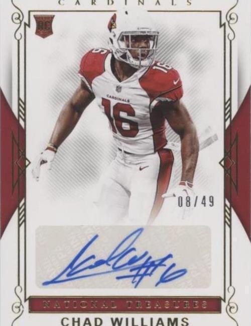 2017 Panini National Treasures - Rookie Signatures Chad Williams #101 ...