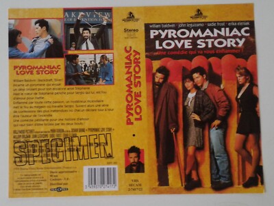 JAQUETTE VHS - PYROMANIAC LOVE STORY (1998) *TOUCHSTONE* ORIGINALE | eBay