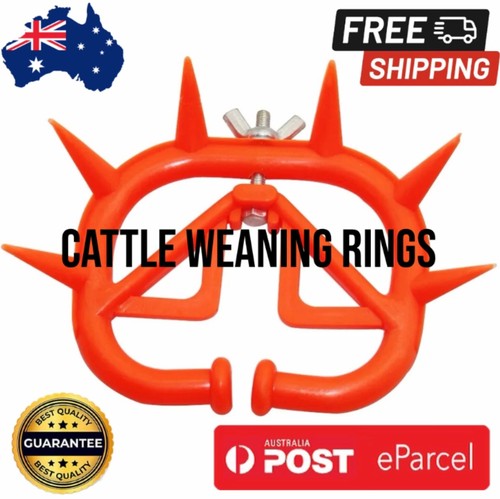 10x Calving Weaning Feeding Calf Weaner Nose Plastic Ring for Bovine ...