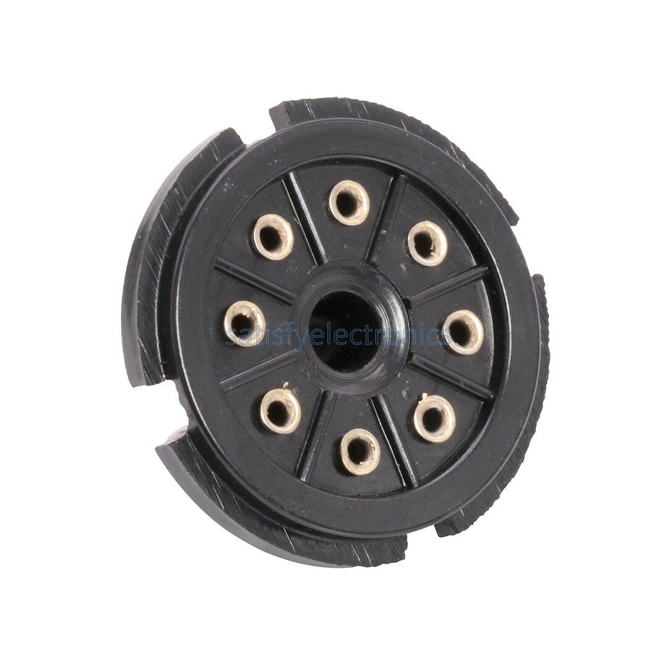 5PCS 8Pin Octal Bakelite Tube Base Socket Saver Adapter for EL34 EL34 ...
