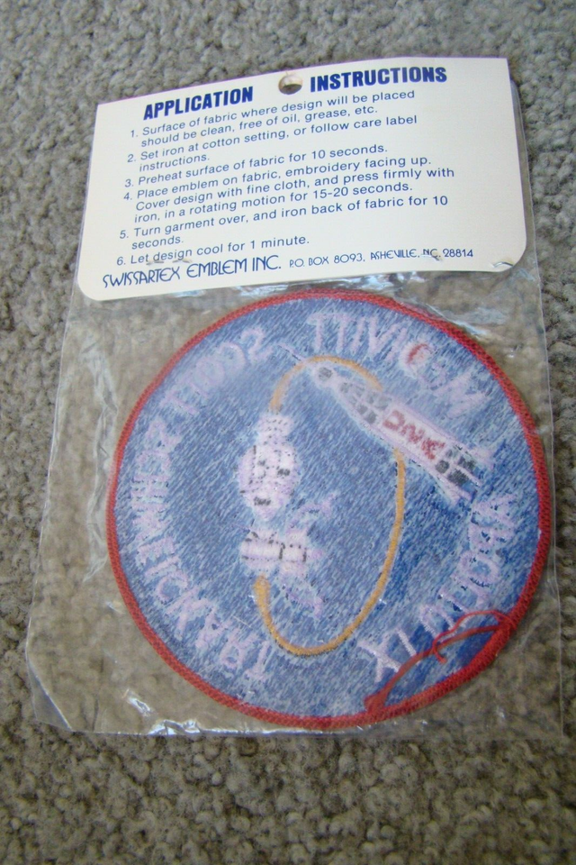 Vintage NASA PATCH APOLLO IX 9 - Cloth Back - McDivitt Schweickart NEW ...