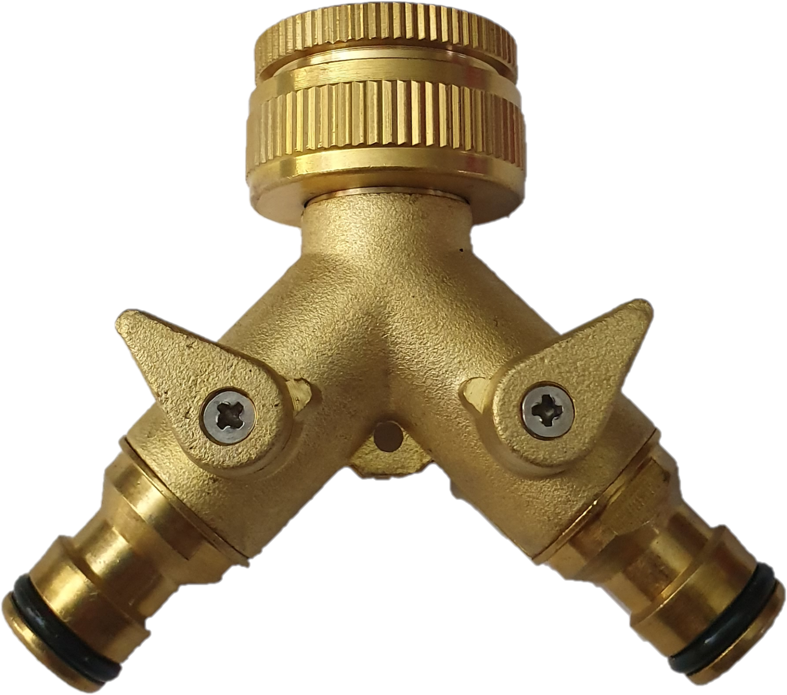 RYSET HEAVY DUTY BRASS 1/2'' (12MM) 2 WAY TAP ADAPTER | eBay Australia
