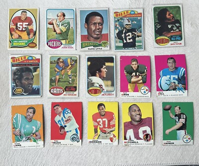 127 NFL Card Lot! Hall Of Famers Included! (60’s, 70’s, 80’s) | eBay