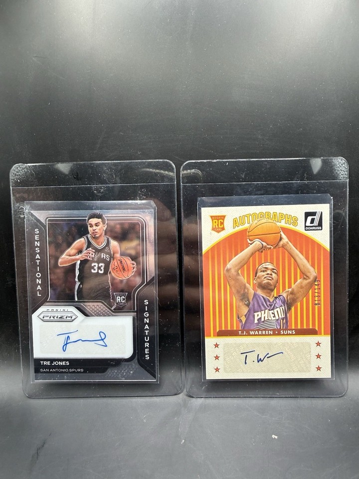 NBA Autograph Lot – 11 Cards – Prizm Optic Hoops Rookie Autos Spurs ...