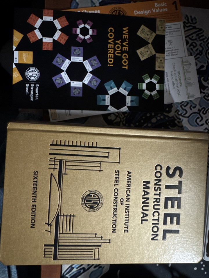 AISC Steel Construction Manual 16th Edition | eBay