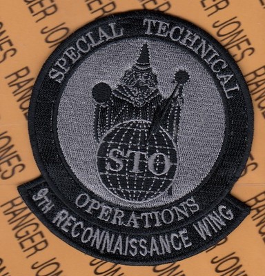 USAF Air Force 9th Reconnaissance Wing RW STO Special Tech. Ops. ~4 ...