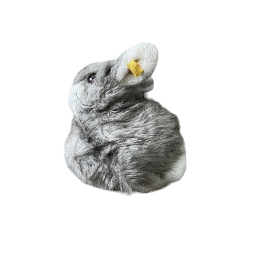 Steiff Vintage Bunny Rabbit 6” Plush 2946/15 Wuschel Hase Germany Gray ...