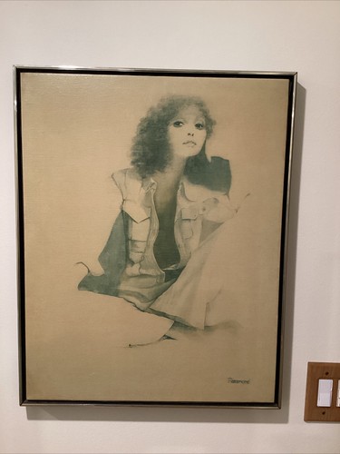 Christine Rosamond Pastel Painting On Canvas “Summer Mood “ “Simone ...